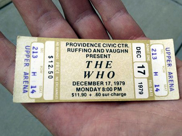 The Who fans trade in 1979 tickets 33 years later | Inquirer Entertainment
