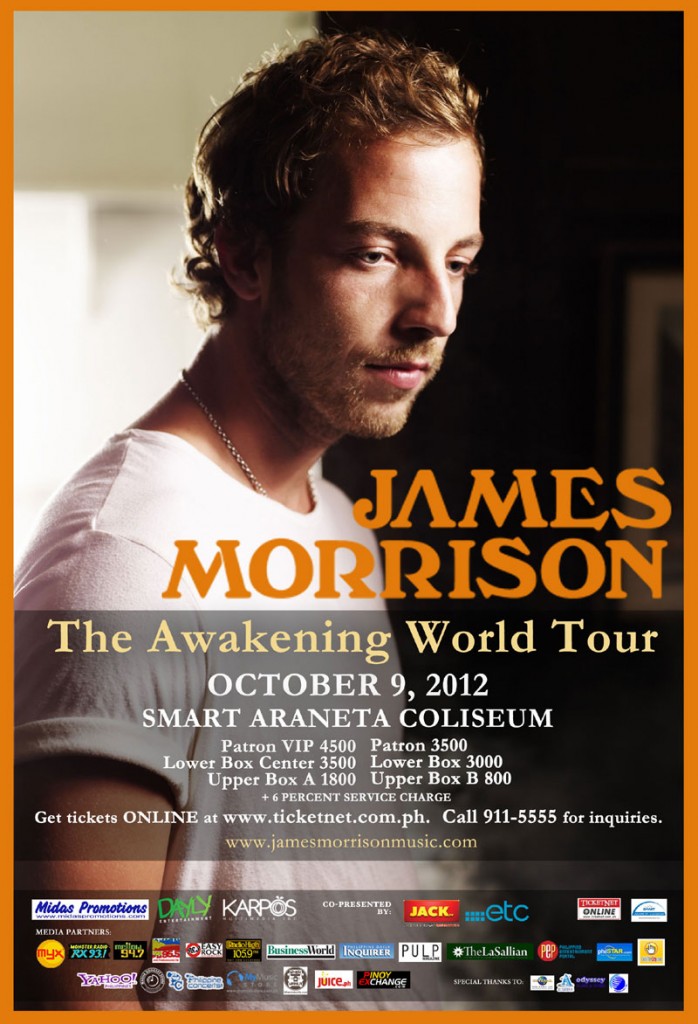 James Morrison’s ‘The Awakening Tour’ live in Manila | Inquirer ...