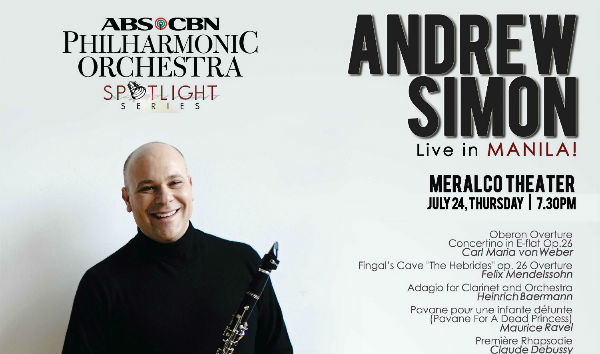 World-renowned Clarinetist Andrew Simon to play with ABS-CBN ...