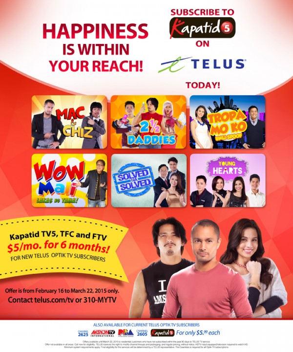 TV5 Int’l channels available to TELUS Optik TV customers in British ...