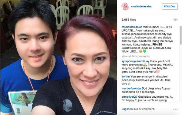 Ai-ai delas Alas posts update on now 'smiling' Jiro Manio | Inquirer ...