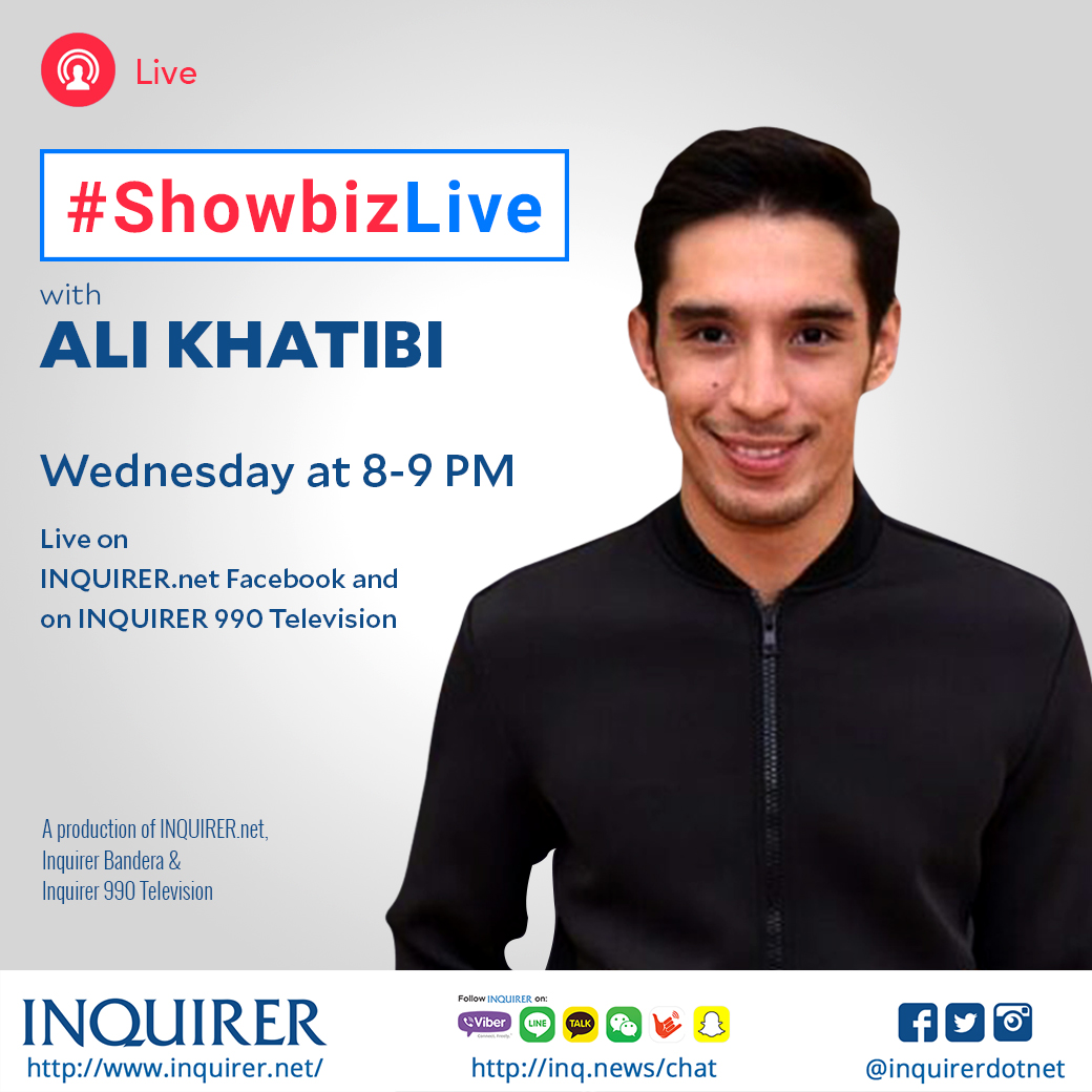 Ali Khatibi all set to answer fan Qs on Inquirer ShowbizLive | Inquirer ...
