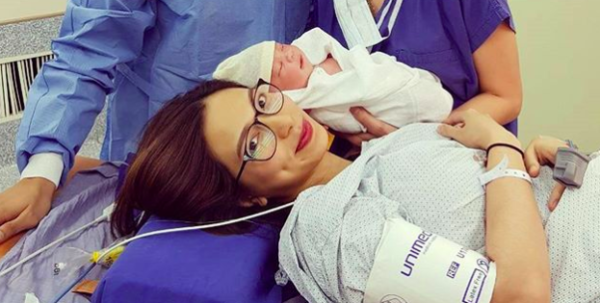 LOOK: Actress Regine Angeles welcomes first child | Inquirer Entertainment