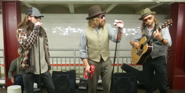 WATCH: Jimmy Fallon, Maroon 5 jam in New York subway while in disguise ...