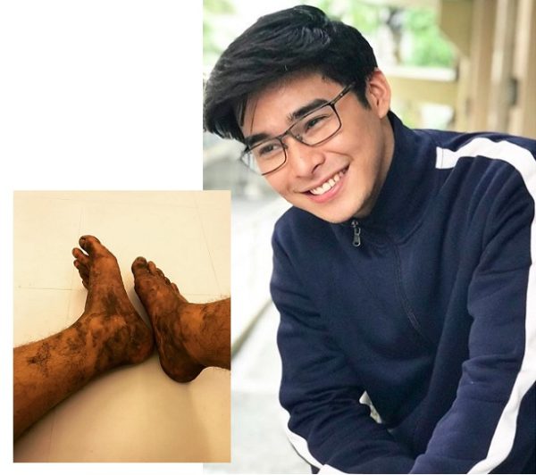LOOK: Hashtag’s McCoy de Leon boasts of Traslacion feat and feet ...