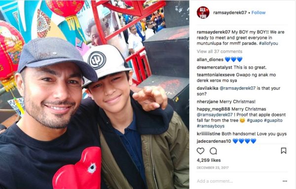 LOOK: Derek Ramsay treasures holiday bonding time with son Austin ...