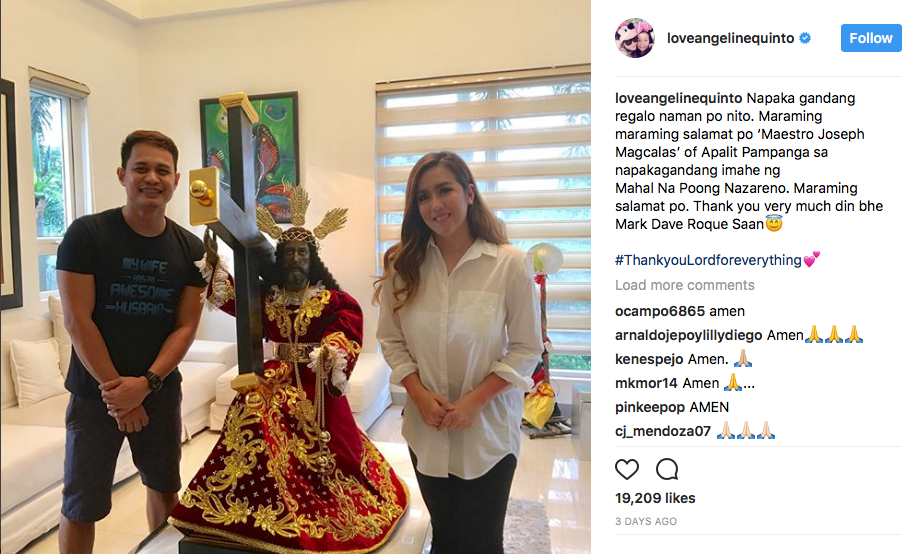 Songstress Angeline Quinto climbs ‘andas’ in Traslacion of Nazareno ...