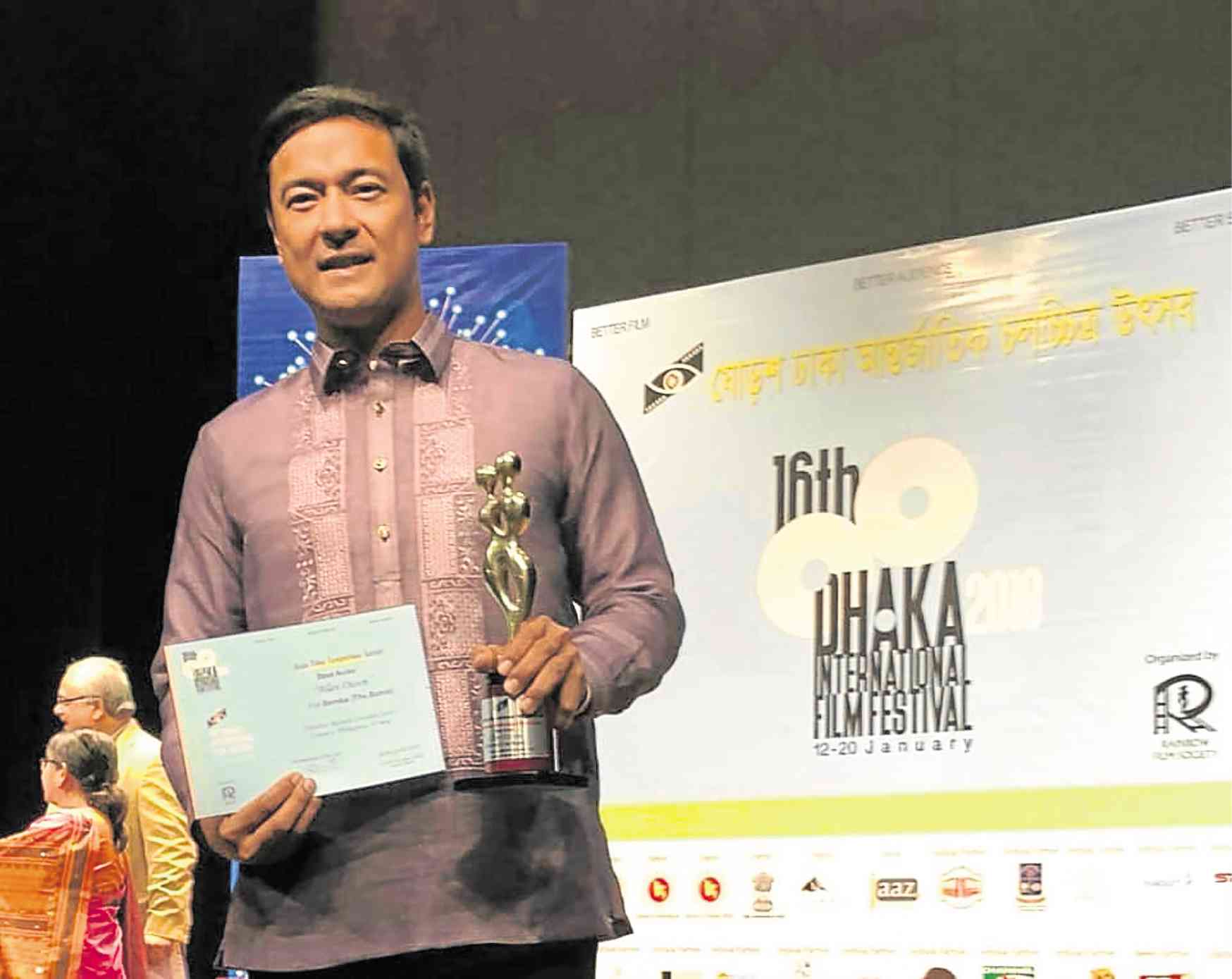 Allen Dizon wins 7th international award | Inquirer Entertainment