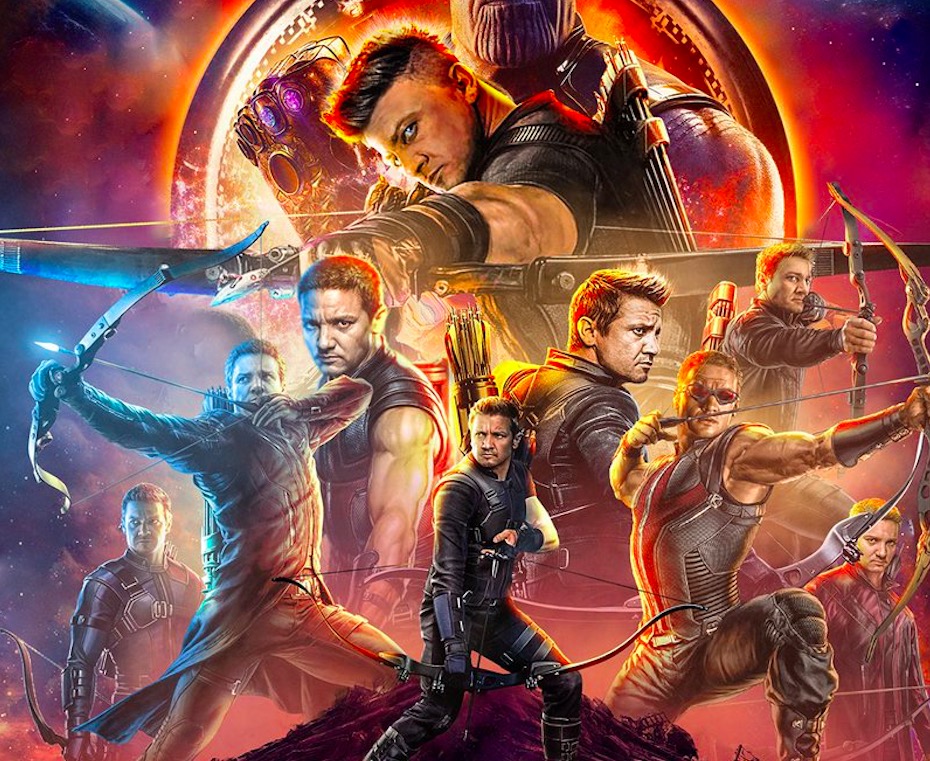 Fanmade Hawkeye ‘Infinity War’ poster gets recognized by directors ...