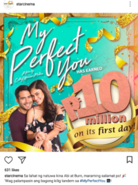 ‘My Perfect You’ earns P10 million on its first day | Inquirer ...