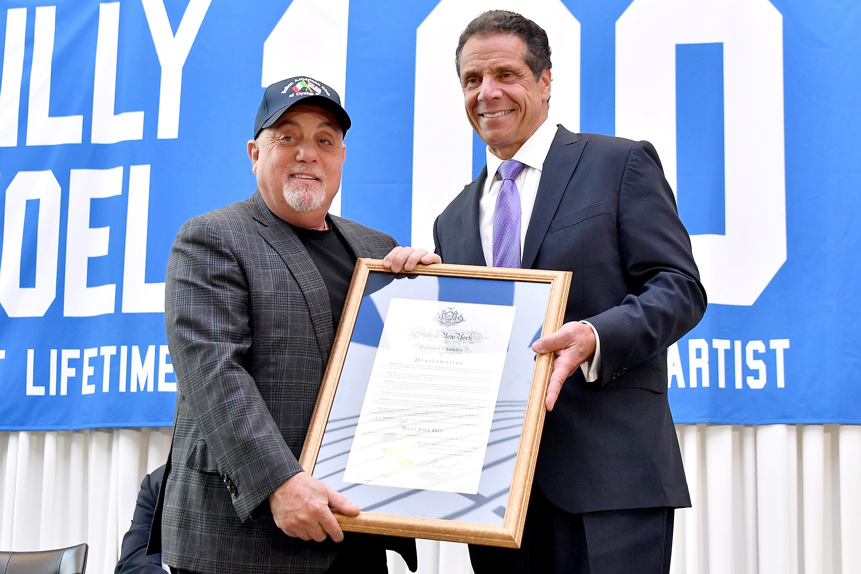 Billy Joel celebrates 100th show at Madison Square Garden in New York ...