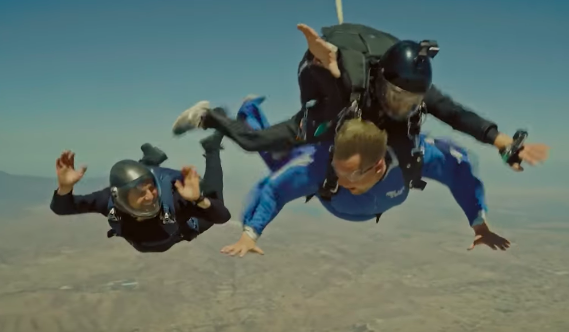 WATCH: James Corden, Tom Cruise become daredevils skydiving 15,000 feet ...