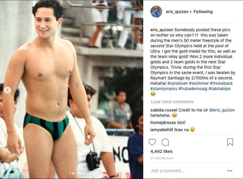 LOOK: Eric Quizon fires up IG with throwback Star Olympics hunk photos | Inquirer Entertainment
