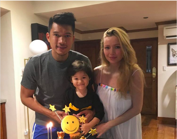 LOOK: James Yap, Michela Cazzola's 'little prince' MJ turns 2 ...
