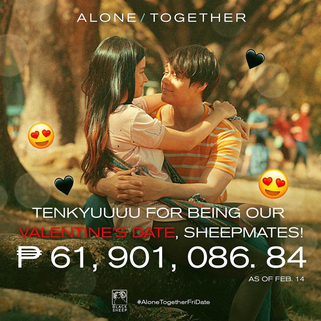 ‘Alone/Together’ makes P61 million in 2 days | Inquirer Entertainment