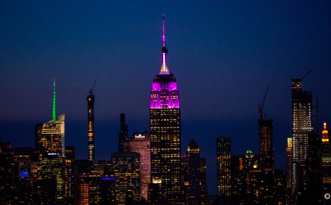 For BTS and ARMY, Empire State Building turns purple | Inquirer ...