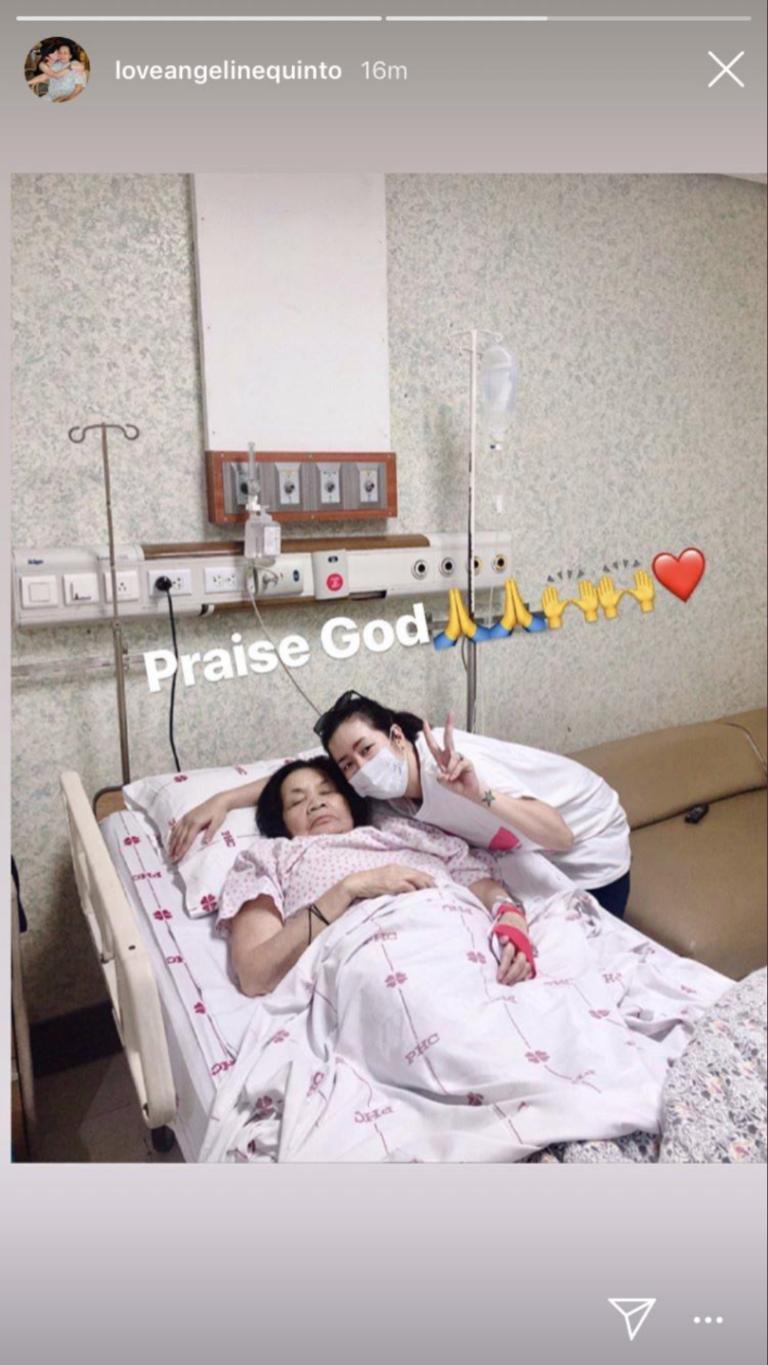 Angeline Quinto’s adoptive mother surgery | Inquirer Entertainment