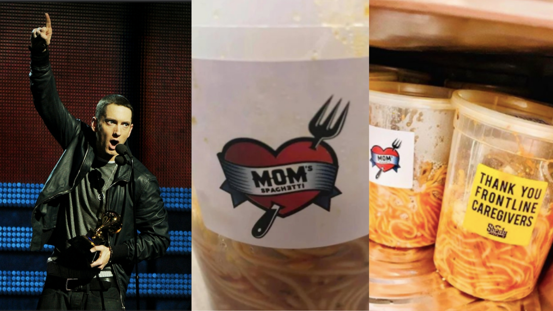 Eminem gives out ‘mom’s spaghetti’ to frontliners | Inquirer Entertainment