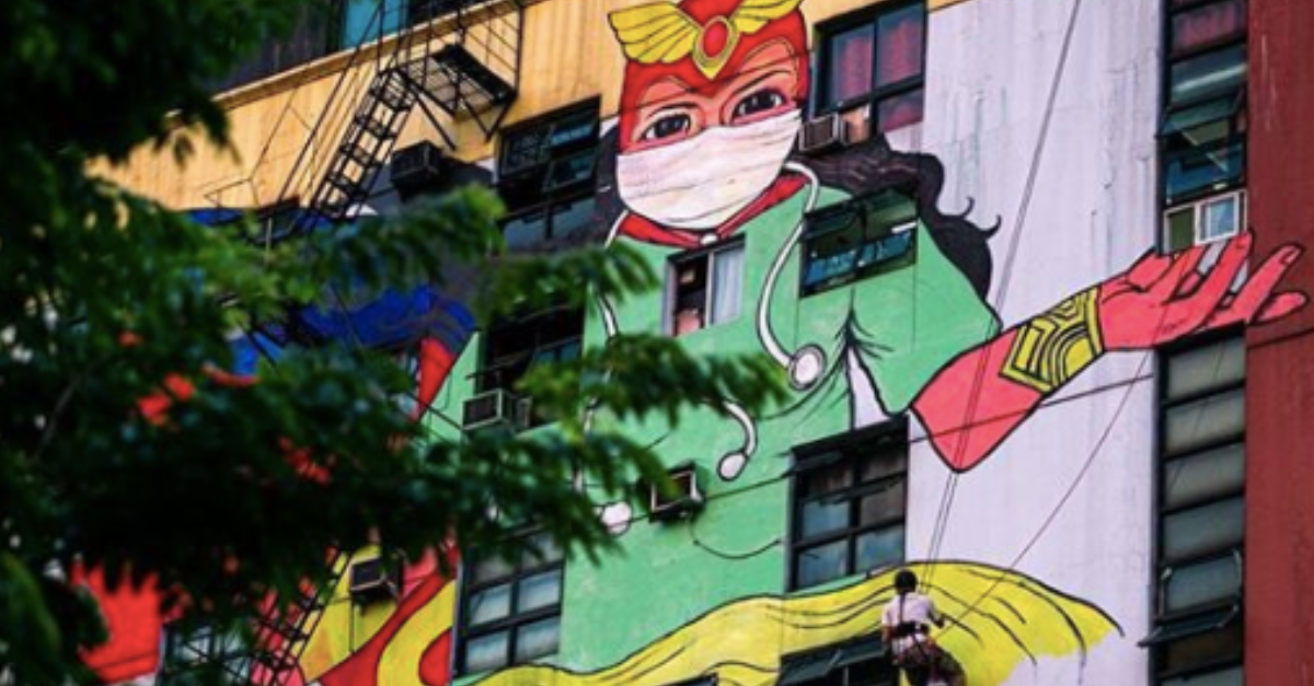 LOOK: Angel Locsin praises mural of Darna as frontliner | Inquirer ...