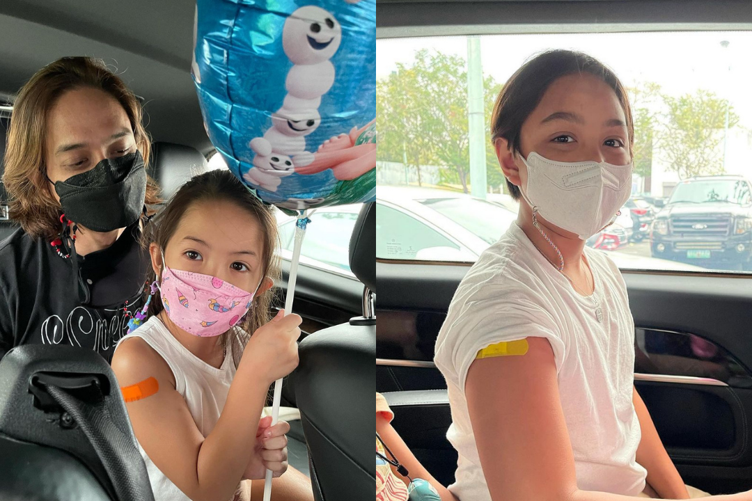 Judy Ann Santos, Ryan Agoncillo's kids take first dose of COVID-19 ...