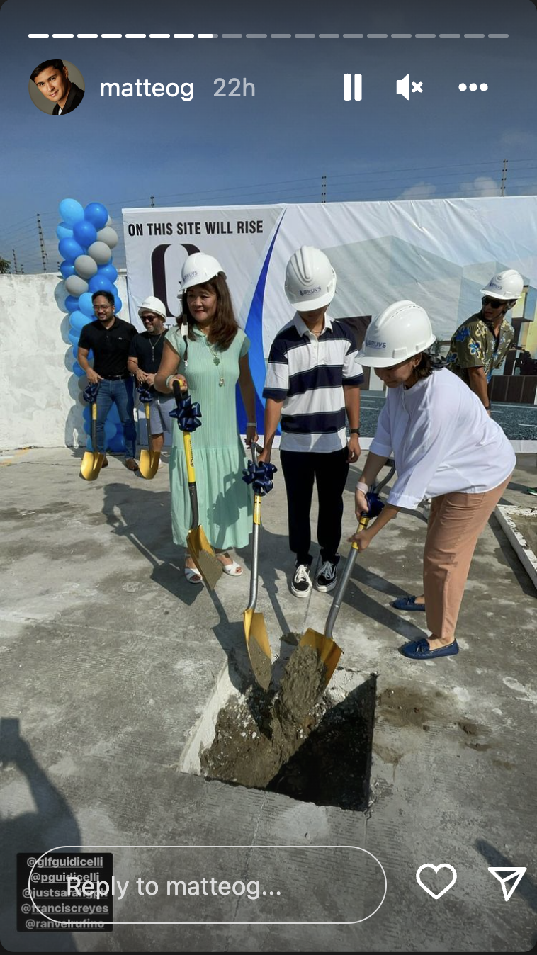 LOOK: Sarah Geronimo, Matteo Guidicelli begin construction for 'G ...