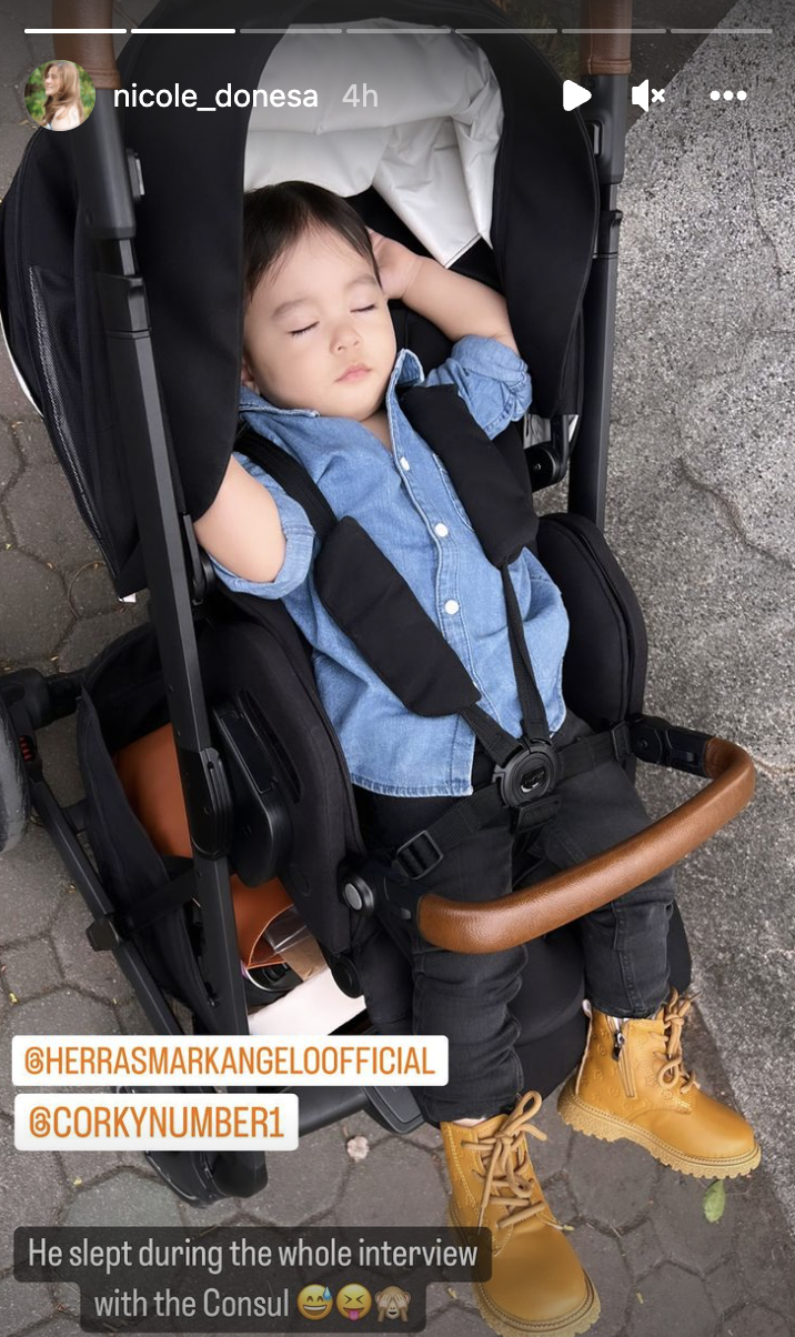 Mark Herras, Nicole Donesa's one-year-old son acquires dual citizenship ...