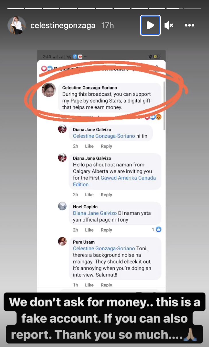 Toni Gonzaga warns against poser account using her name, asking for ...