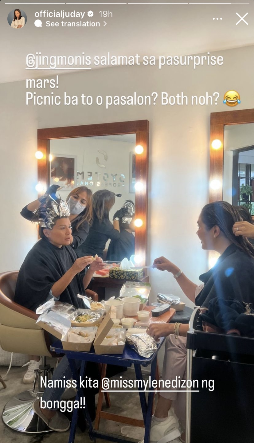 LOOK: 'Gimik' stars Judy Ann Santos, G Töngi, Mylene Dizon reunite at a salon | Inquirer ...