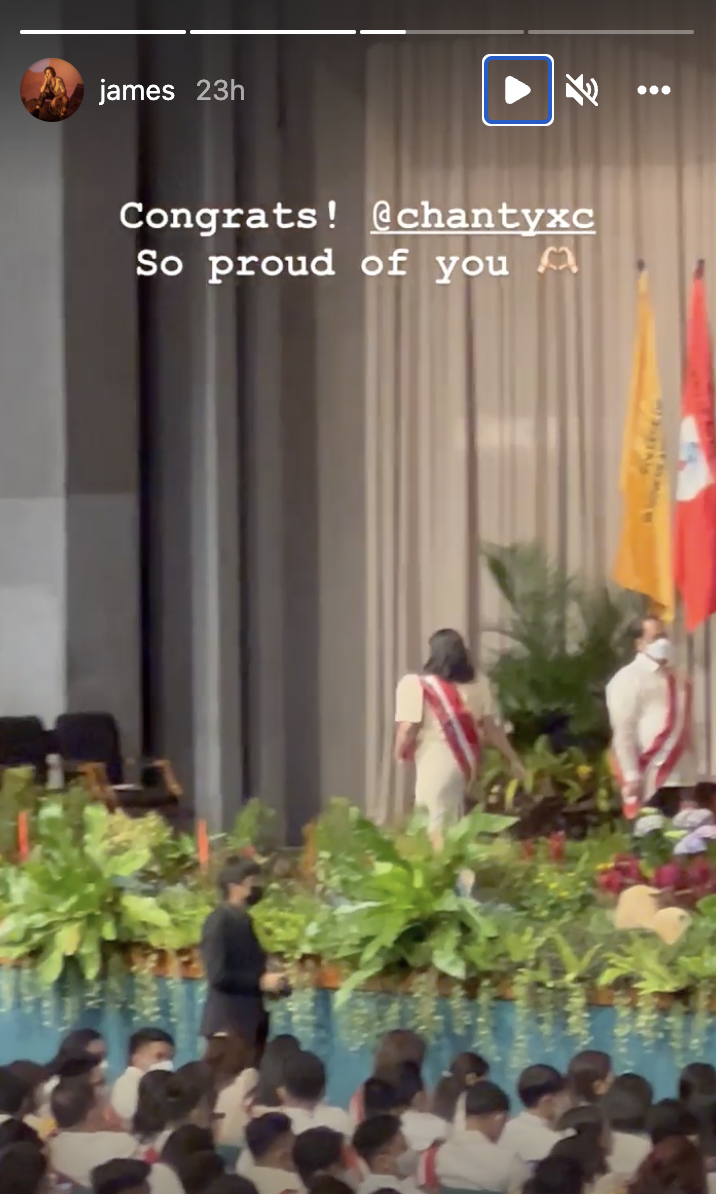 WATCH: James Reid cheers for sister at her college graduation ...