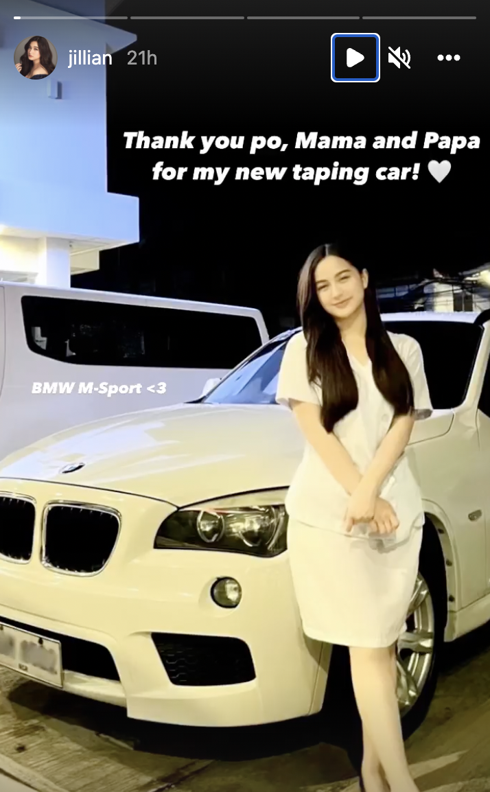 LOOK: Jillian Ward gifted with new luxury car by parents | Inquirer ...
