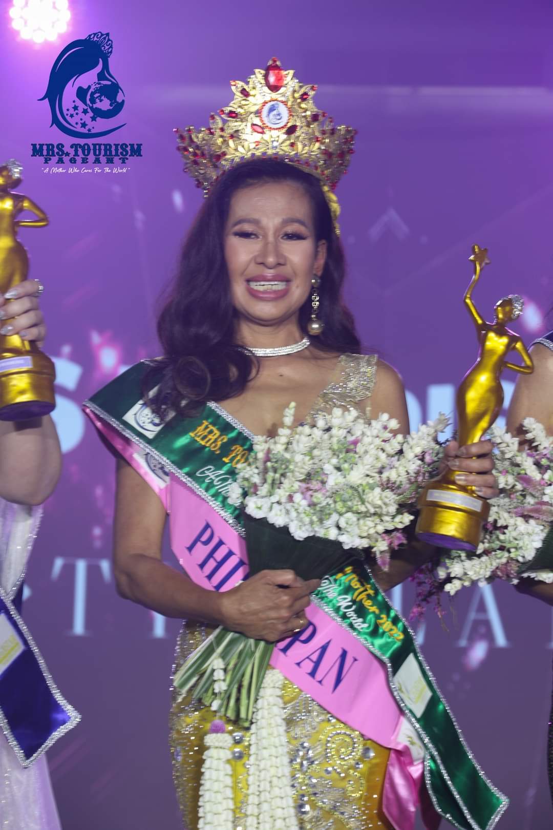 2 overseas Filipino women cop crowns in Mrs. Tourism pageant in ...