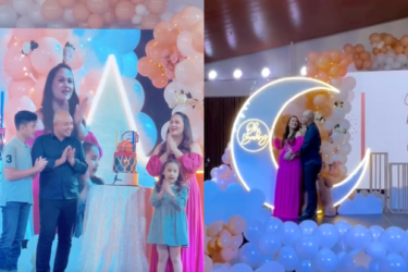 LOOK: Melissa Ricks, husband host starry night-themed baby shower ...