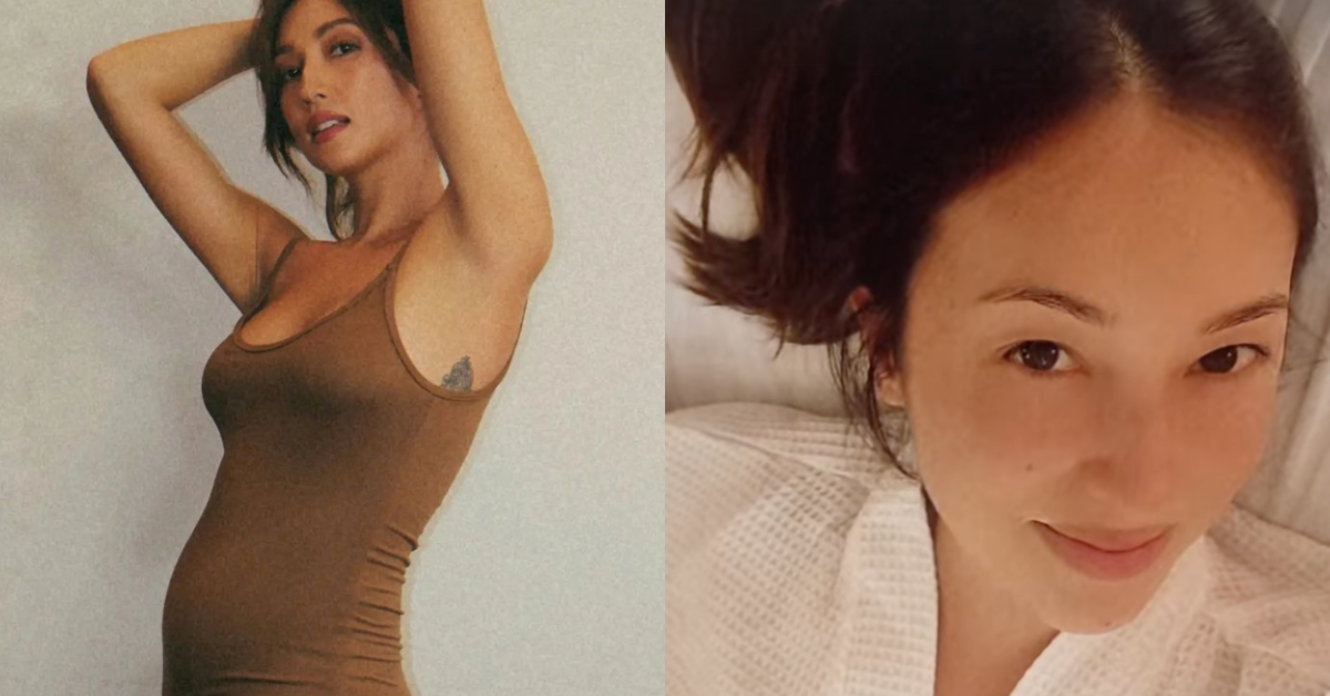 Solenn Heussaff enjoys time alone after giving birth, offers peek at baby number 2 | Inquirer ...