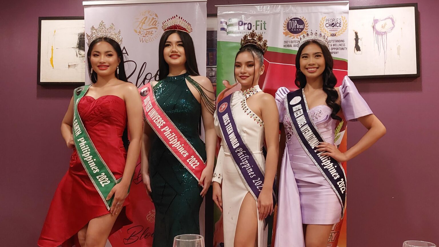Teen queens: Philippine bets to four global teen pageants officially ...