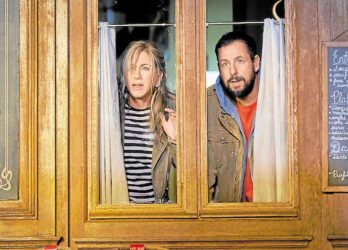 ‘Scriptless’ Jennifer Aniston, Adam Sandler as funny as their screen ...