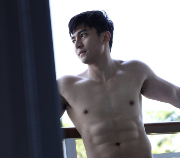 Jak Roberto flexes abs, but what Barbie Forteza noticed was his worn ...