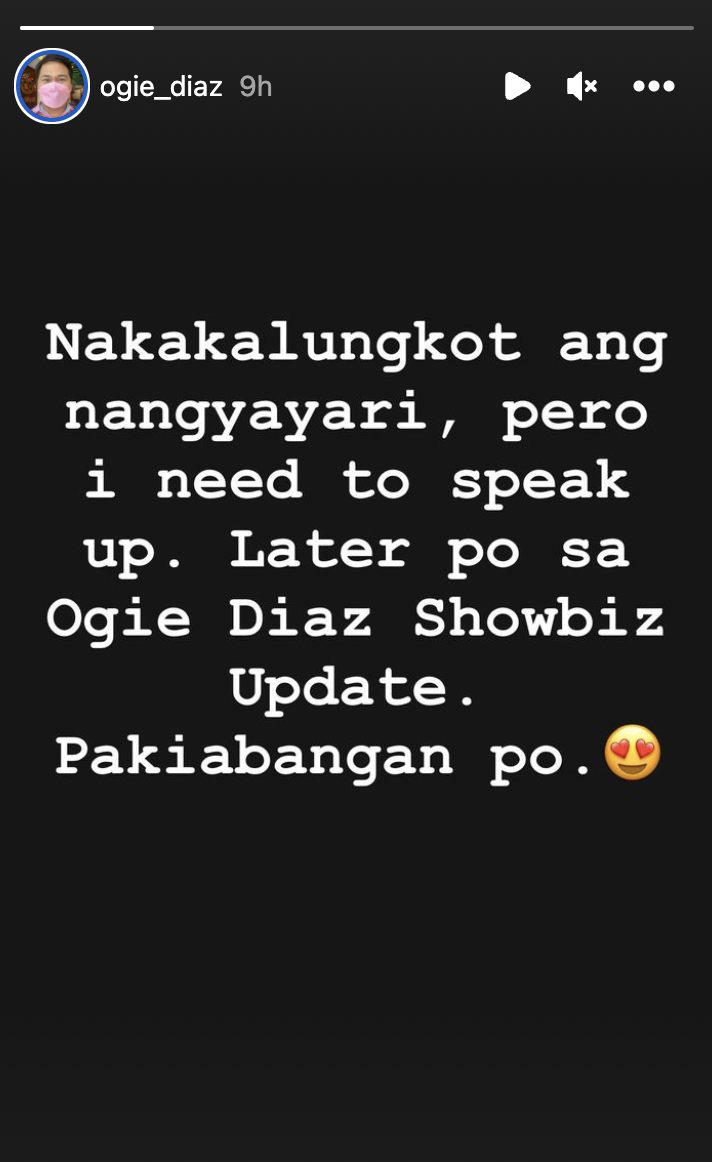 Ogie Diaz says no need to speak against Liza Soberano: 'Kwento niya ‘yon' | Inquirer Entertainment