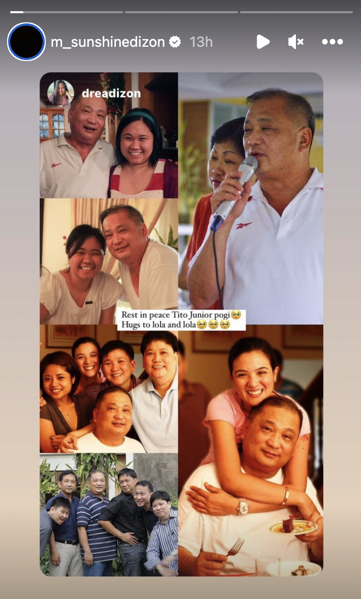 Sunshine Dizon grieves father's death: 'Never knew this kind of pain ...