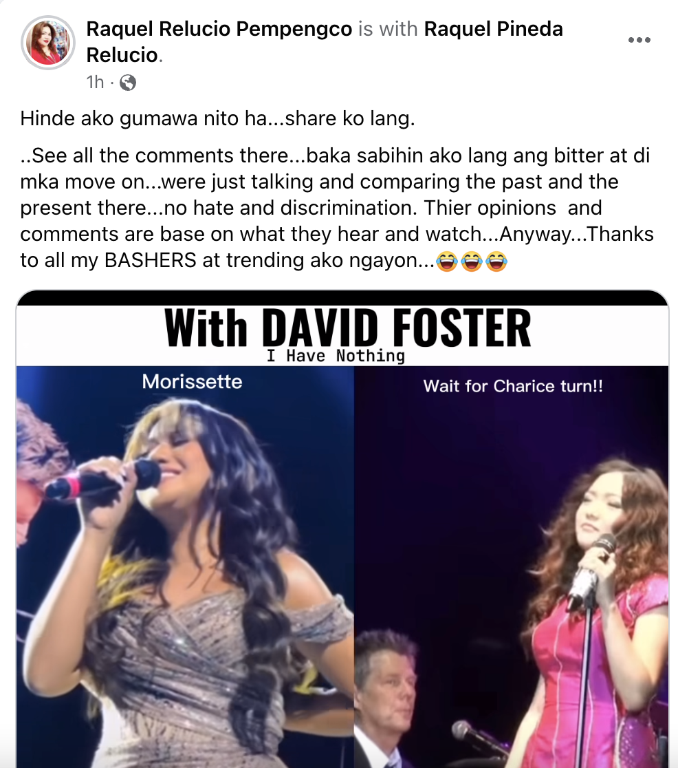 Jake Zyrus' mom tells David Foster: 'Nag-iisang legendary ng Pilipinas si Charice Pempengco ...