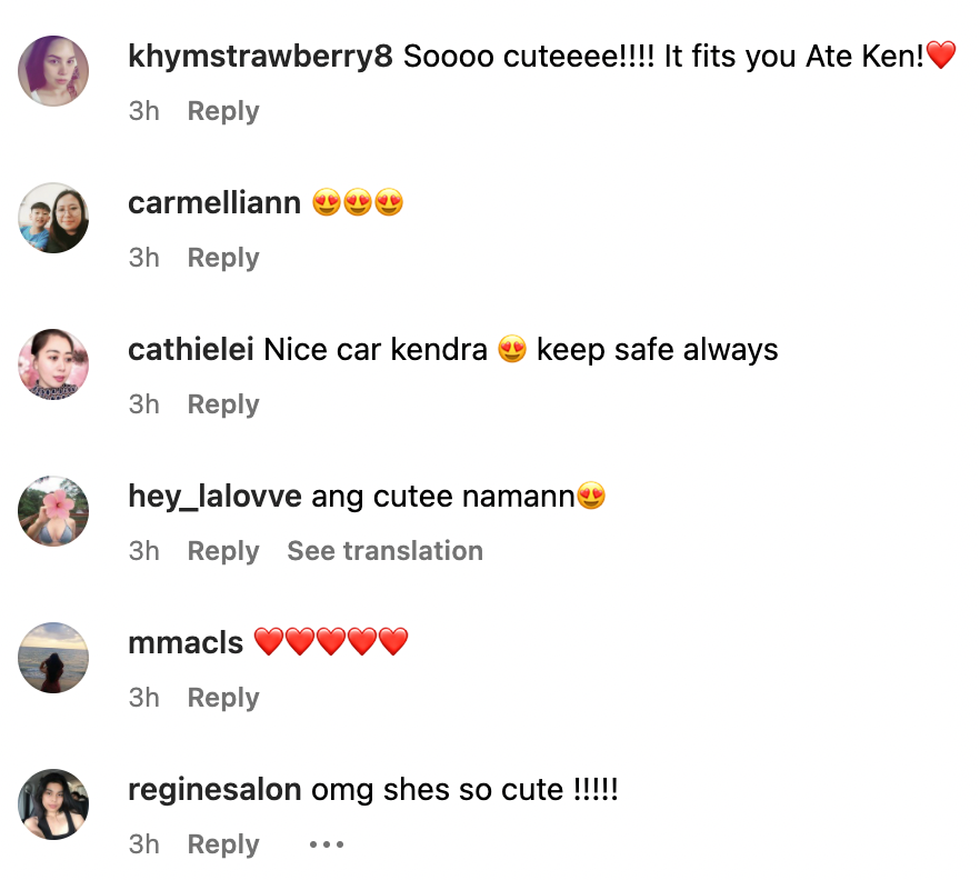 LOOK: Kendra Kramer gets first car at 13 | Inquirer Entertainment