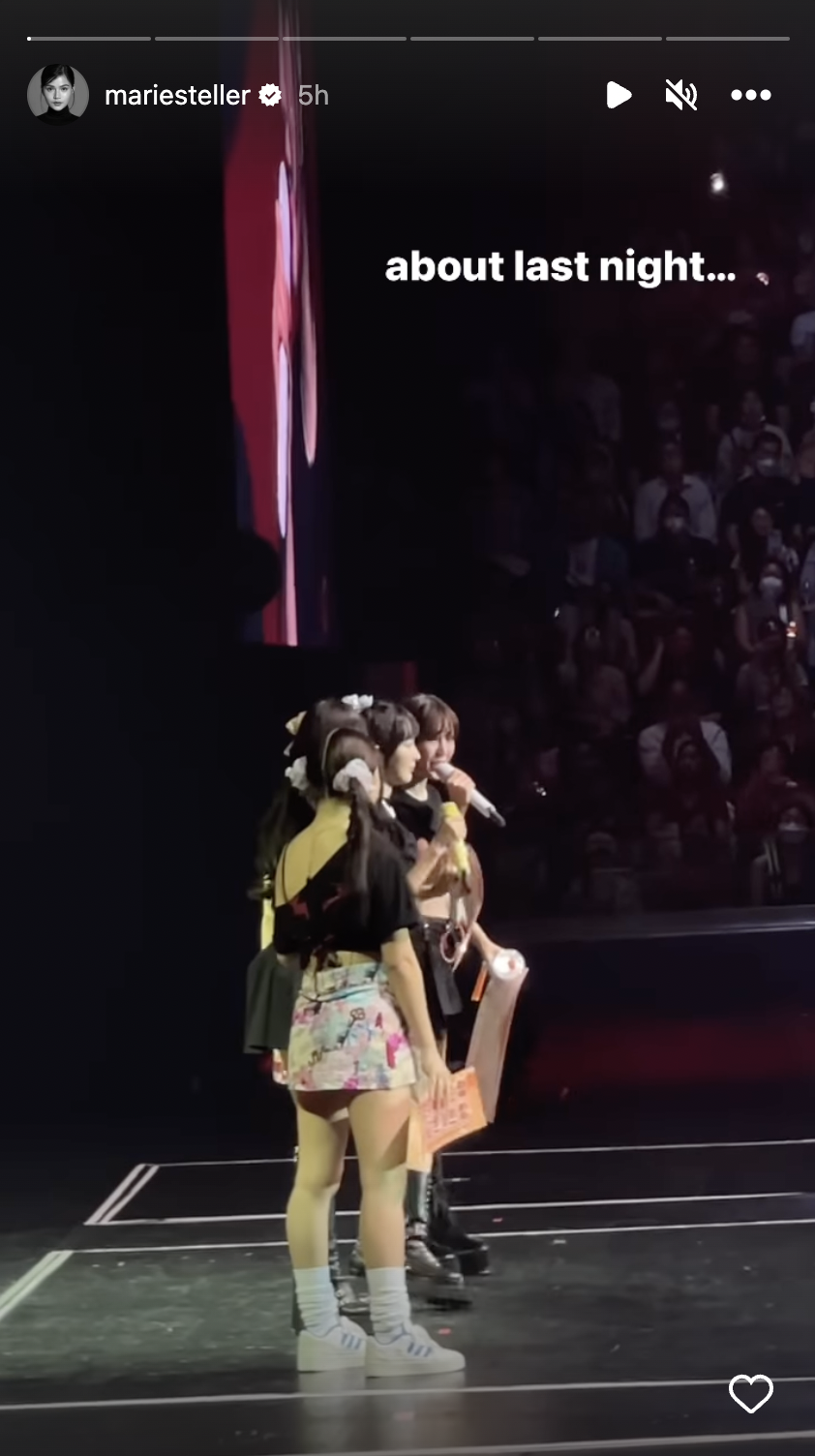 LOOK: Maris Racal enjoys Red Velvet’s ‘R to V’ concert with Rico Blanco