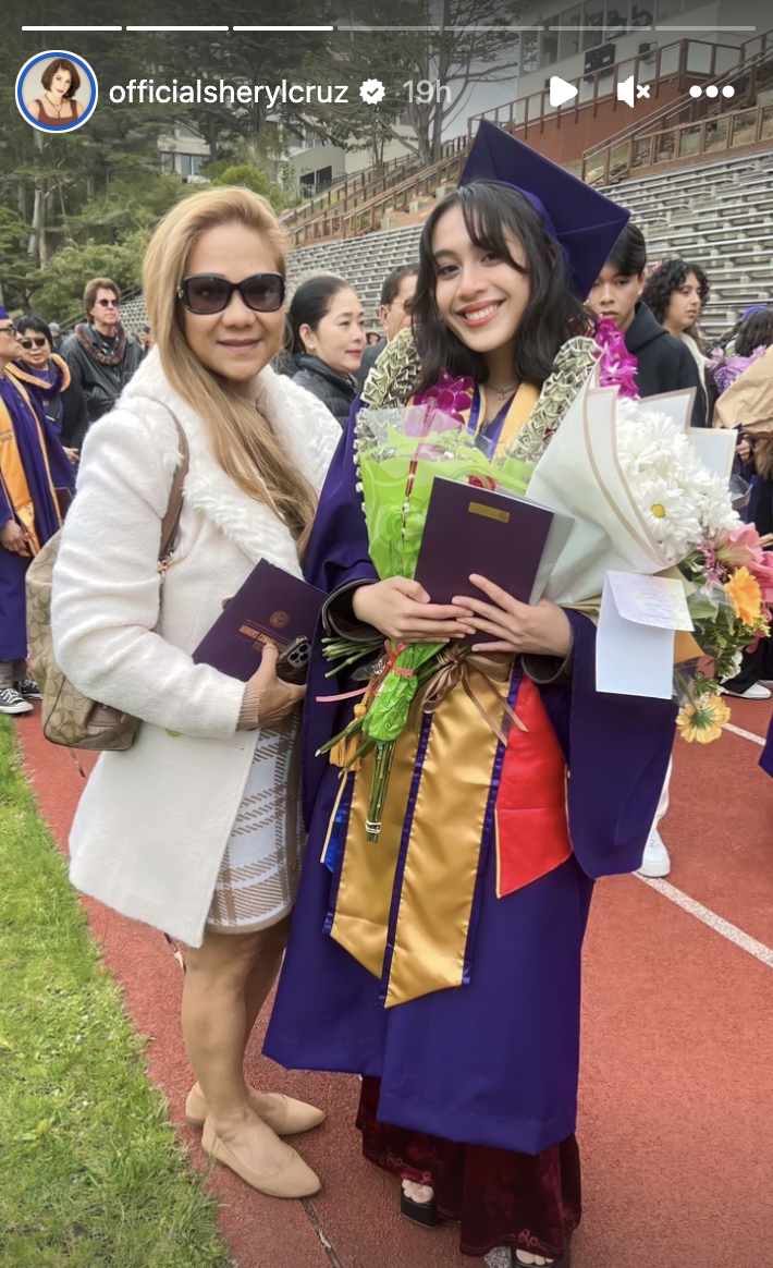 Sheryl Cruz attends daughter's graduation, honors convocation in ...