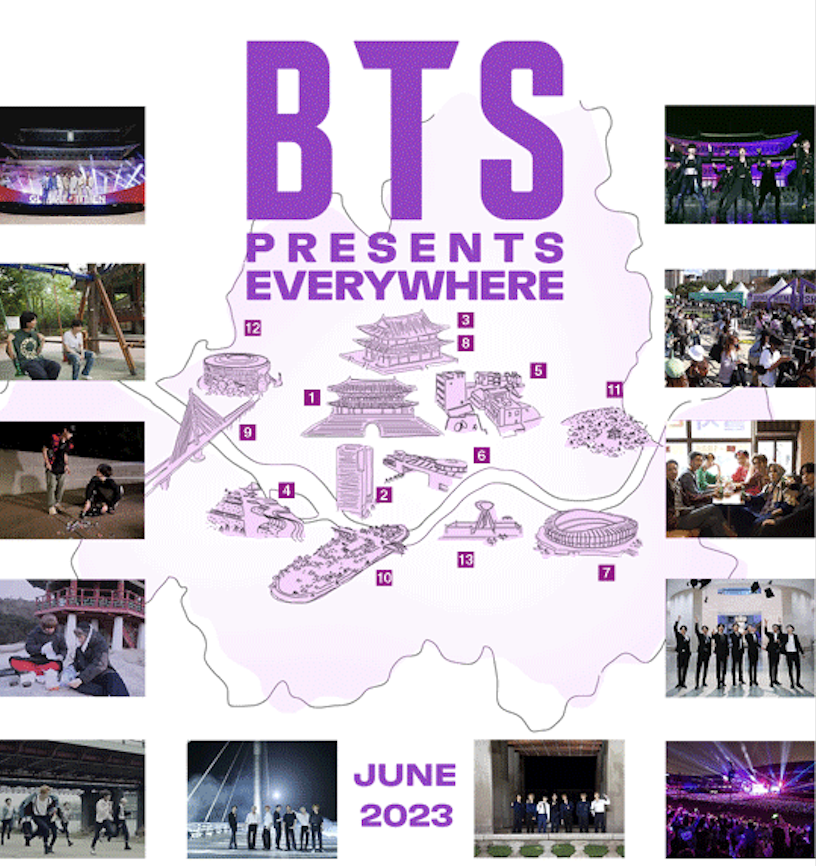 Following BTS’ footsteps in Seoul: Korea gov't rolls out tour map ...