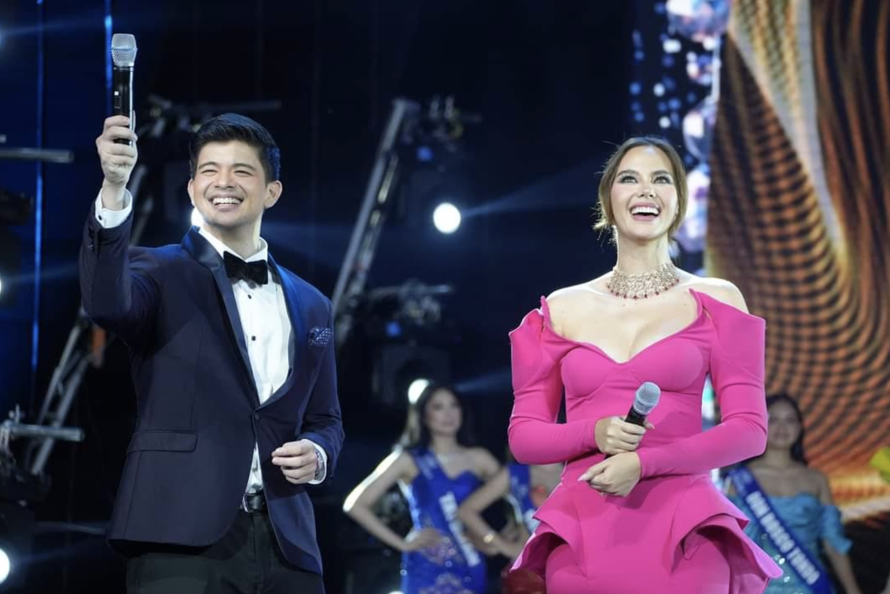 LOOK: Catriona Gray turns MET into her runway during hosting of Miss ...