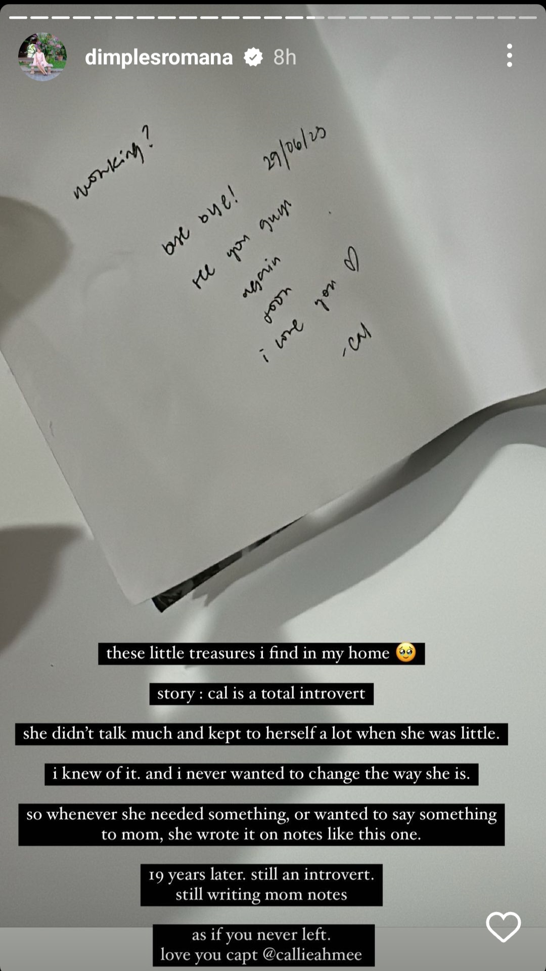 Dimples Romana gets emotional as daughter Callie flies back to ...