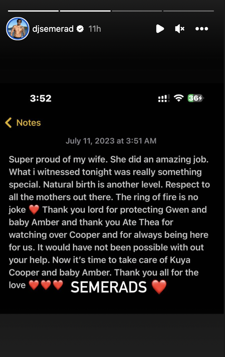 Gwen Zamora, David Semerad welcome baby No. 2 | Inquirer Entertainment