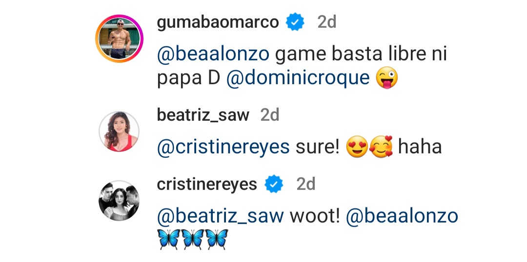 Bea Alonzo invites Cristine Reyes, Marco Gumabao on 'double date' with ...
