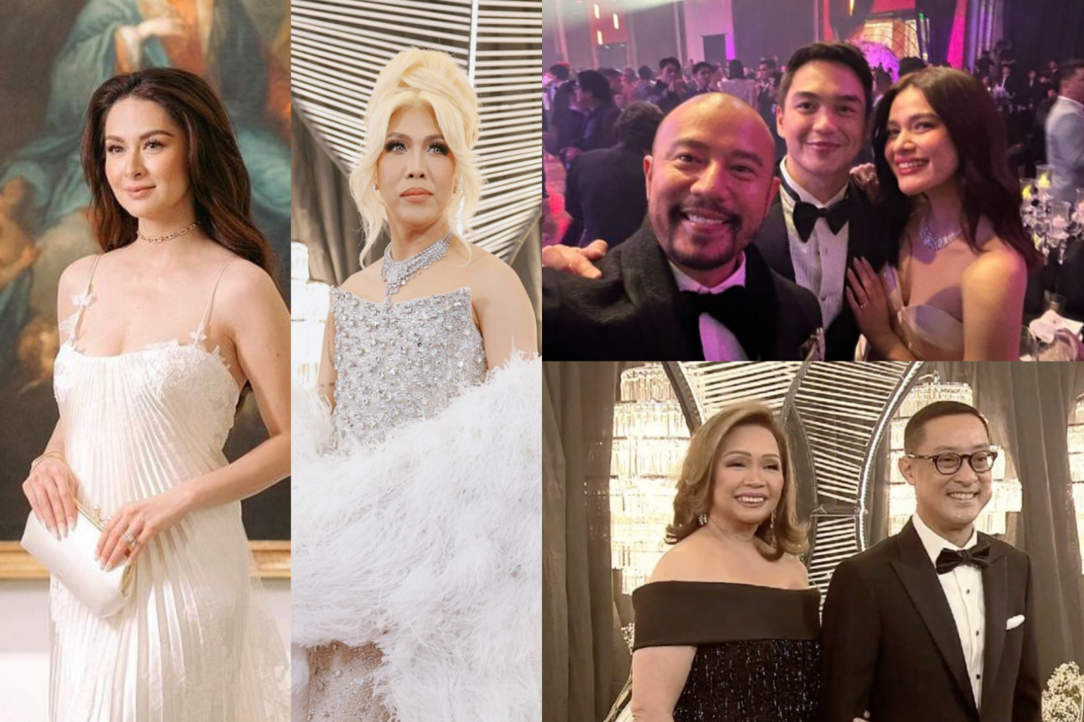 LOOK: Kapuso, Kapamilya celebrities and executives mingle at GMA Gala | Inquirer Entertainment