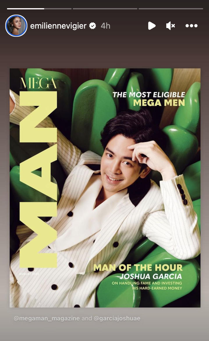 Filipino-French athlete Emilienne Vigier shares Joshua Garcia's photo ...