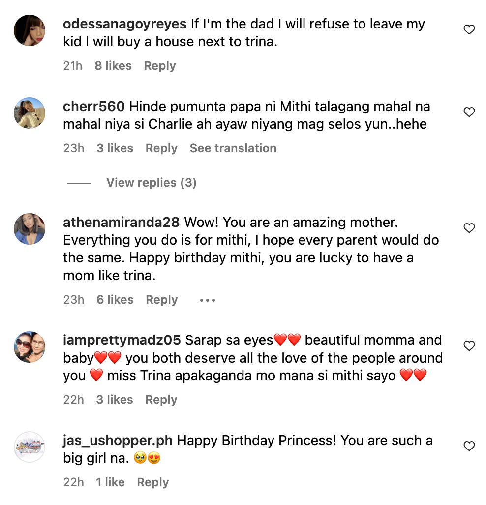 Trina Candaza celebrates daughter’s 3rd birthday without ex-BF Carlo Aquino